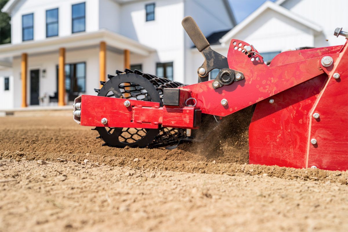 Ventrac Soil Cultivator and Seeder Compact Tractor Attachment