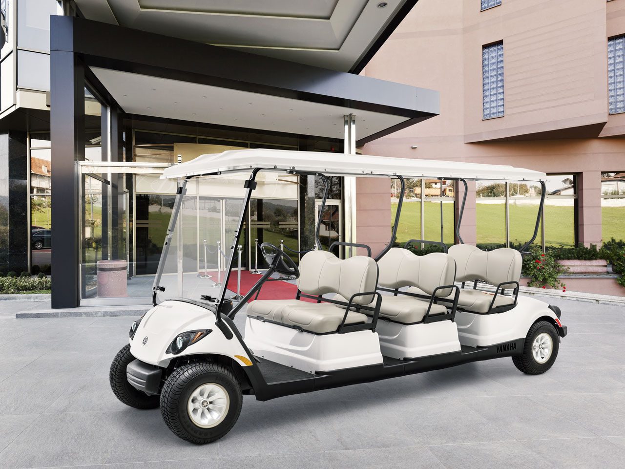 Yamaha 6 Seater Electric Passenger Vehicle Cart | Concierge