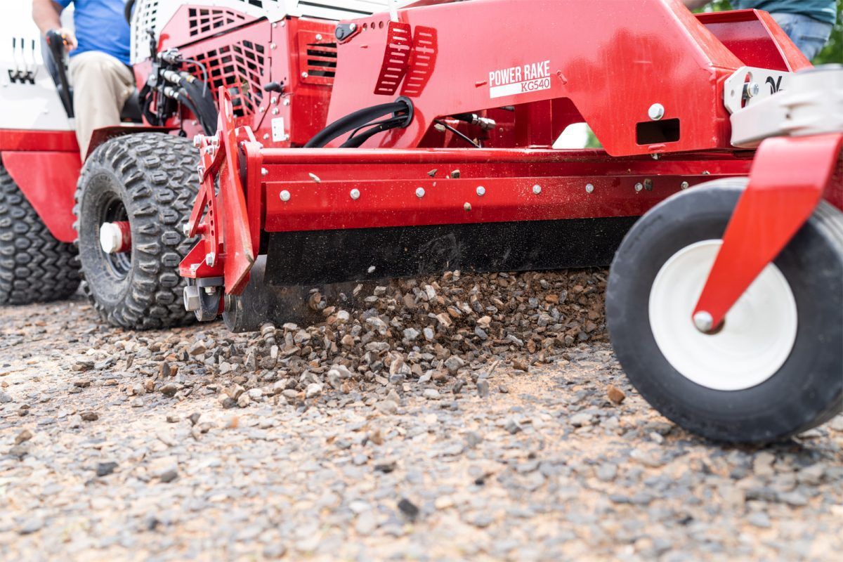 Ventrac Power Rake Tractor Attachment - Ventrac - Parkland - Lawn ...